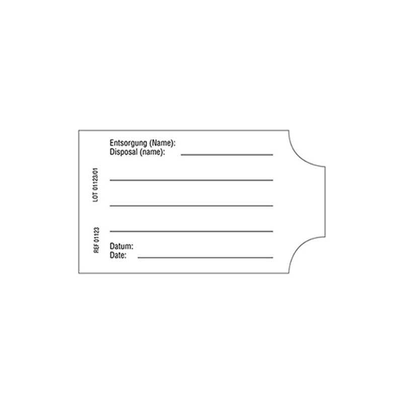 Accueil Étiquette pour container Aesculap